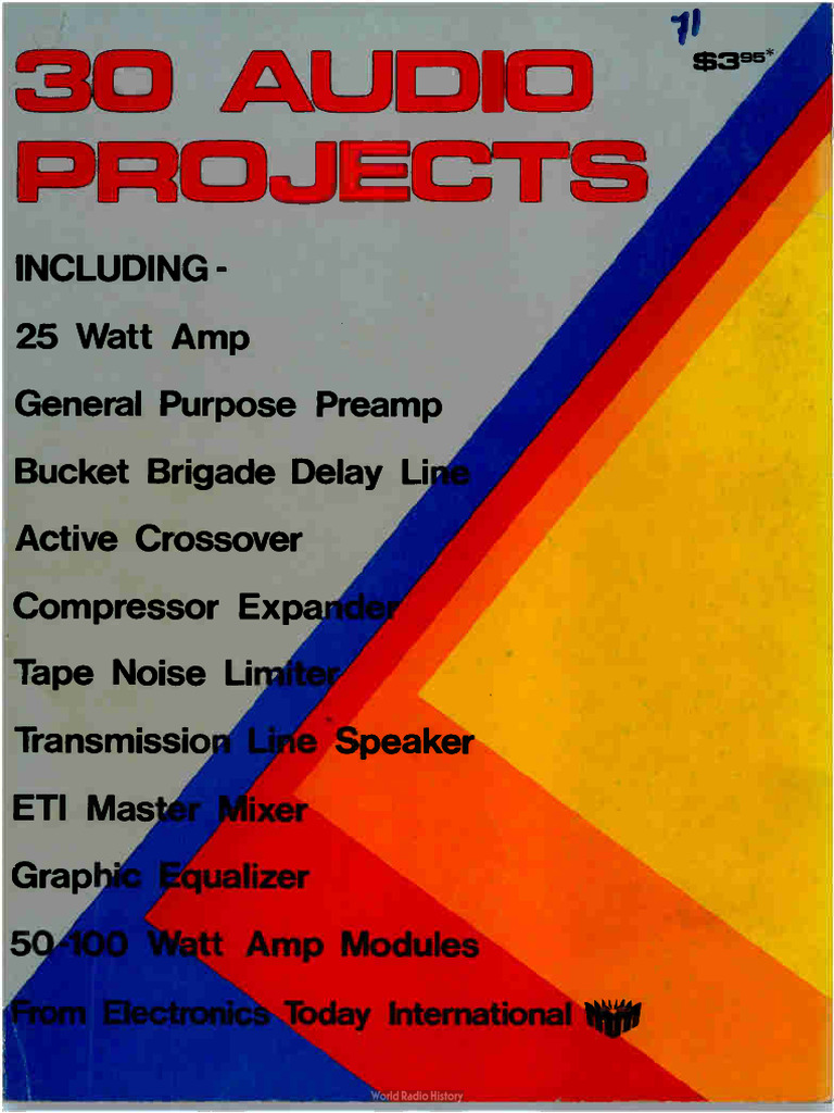 Audio Projects from ETI: Amplifiers & More | PDF | Amplifier ...