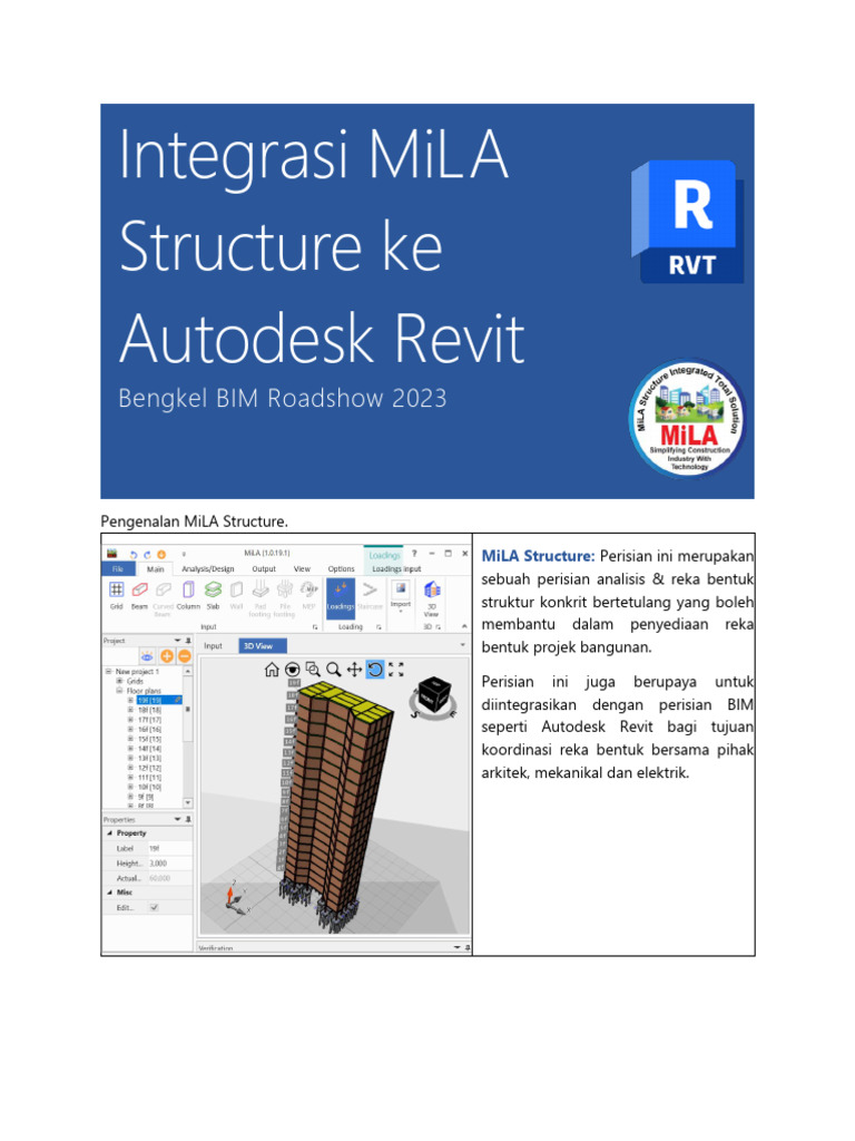 Nota BIM Roadshow - Struktur_2023-05-04a | PDF