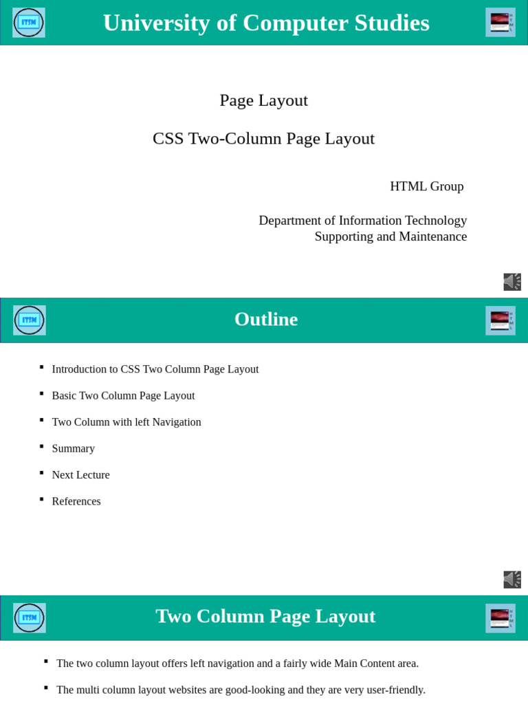 CSS Two-Column Layout Guide | PDF | Page Layout | World Wide Web