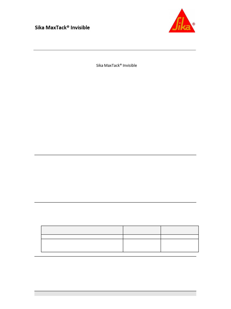 HS - Sika MaxTack Edición01 | PDF | Toxicología | Contaminación