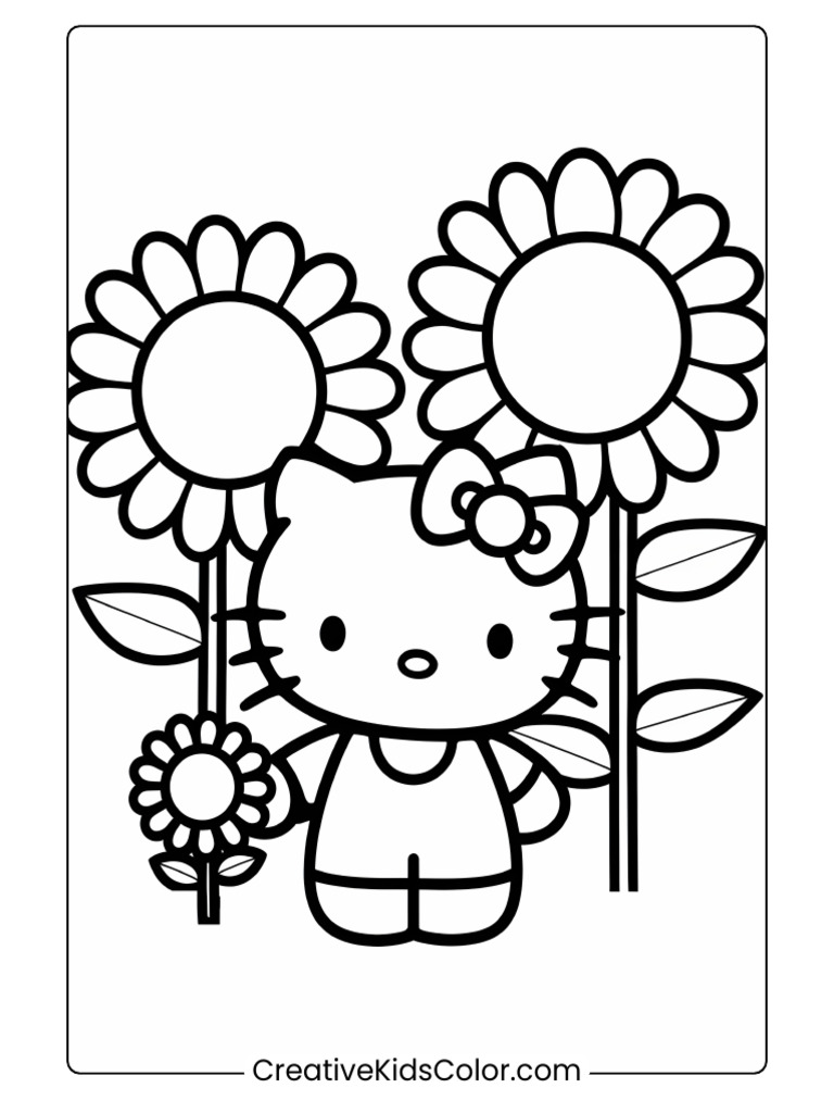 Hello Kitty in A Sunflower Field r1 | PDF