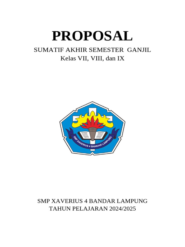 Proposal SAS Ganjil 2024 | PDF