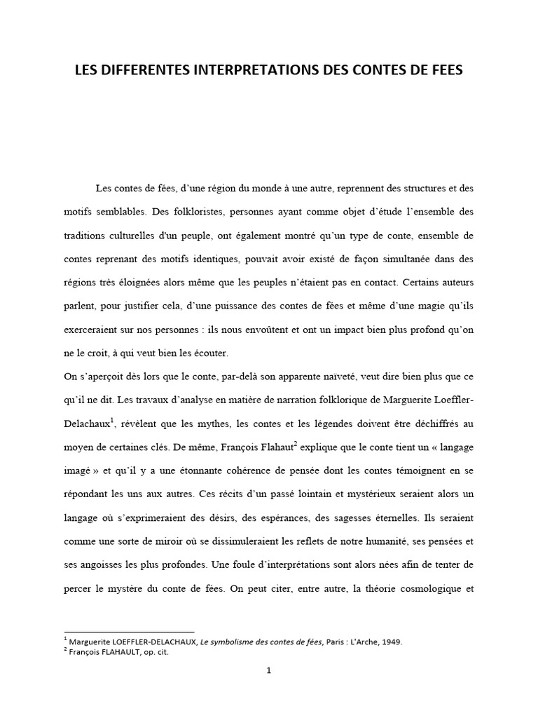 Interprétations des contes de fées | PDF | Perséphone | Psychanalyse