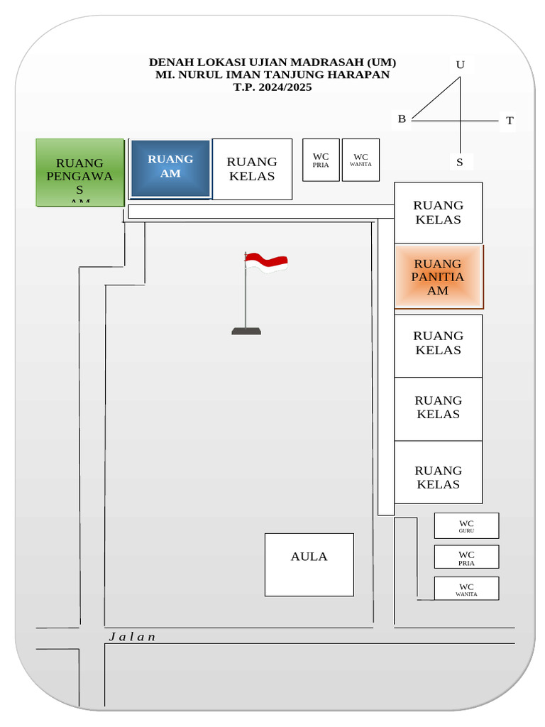 Denah Lokasi 2025 Um | PDF