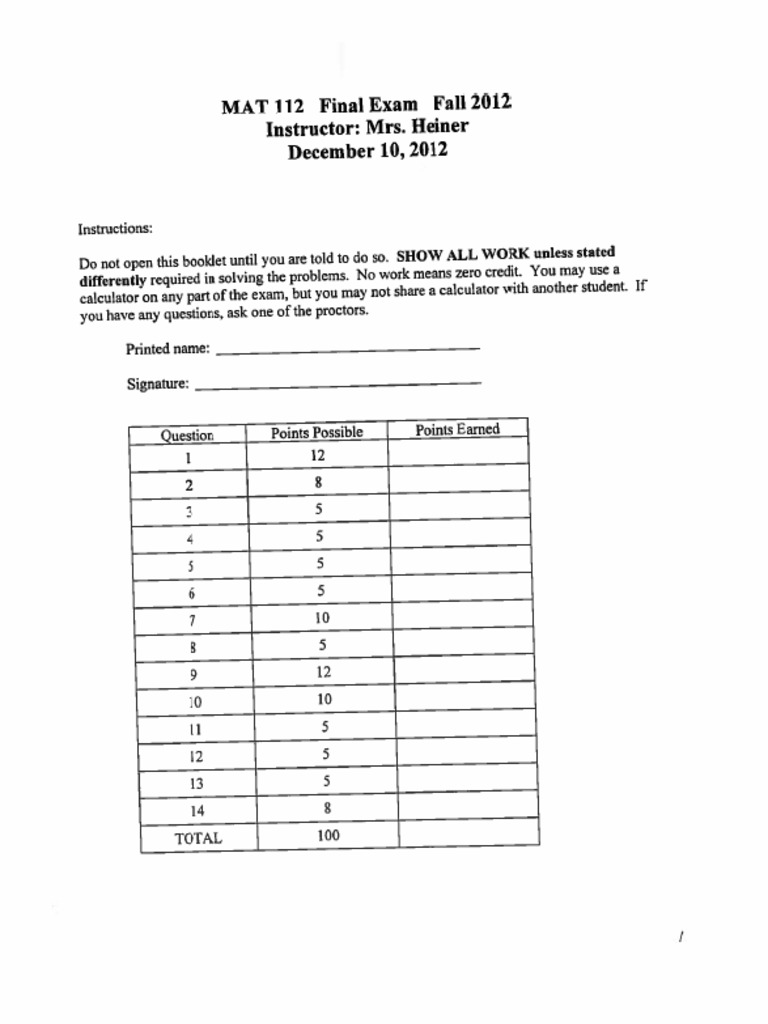 112 Fall 2012 | PDF