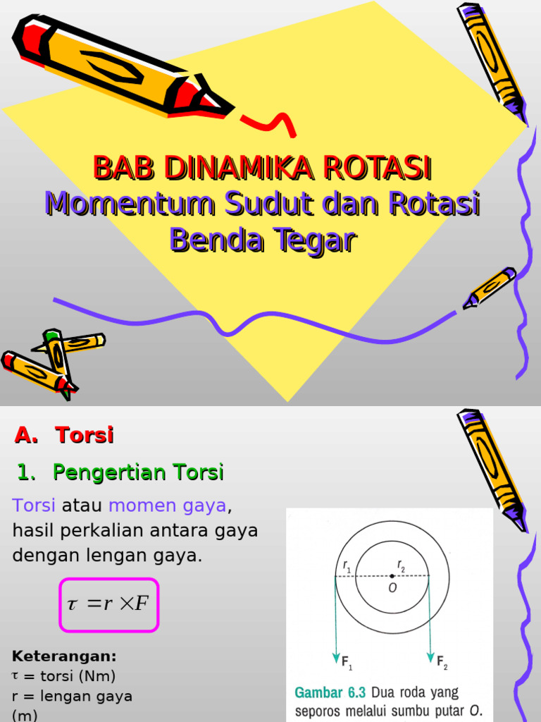 Momentum Sudut dan Rotasi Benda | PDF