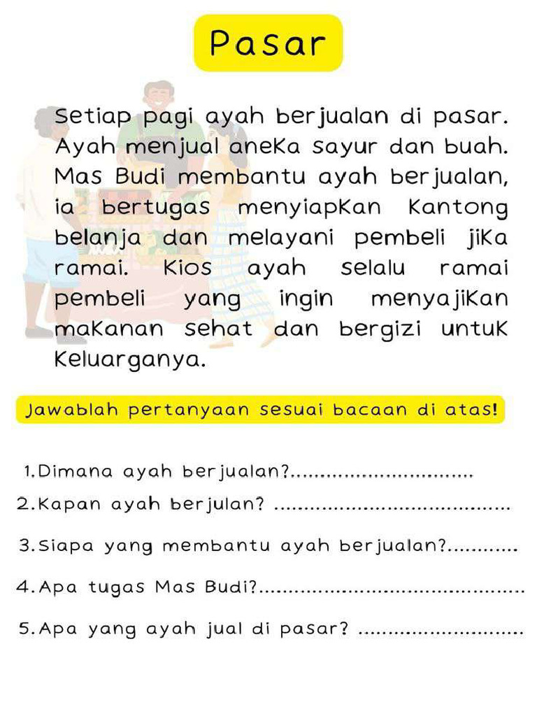 Tugas Bhs Indonesia Kls 2 | PDF