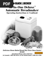 Neretva PE8866 Bread Machine Instruction Booklet | PDF | Breads | Dough
