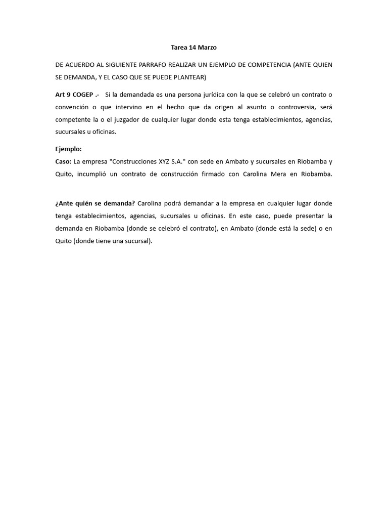 Tarea 14 Marzo | PDF