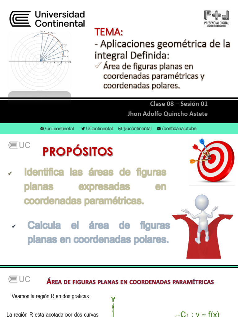 Área de Figuras en Coordenadas Polares | PDF | Integral | Curva