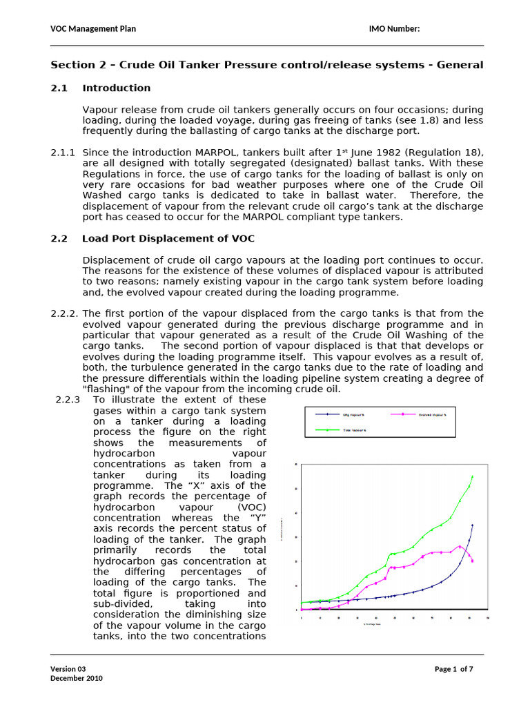 Crude Oil Tanker VOC Management Guide | PDF | Oil Tanker | Pressure