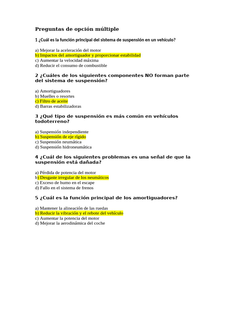 Preguntas de Opción Múltiple - Docx Axel1234 | PDF