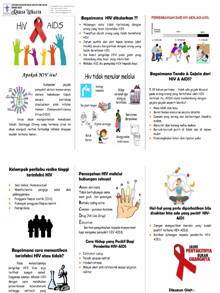 Leaflet Hiv | PDF