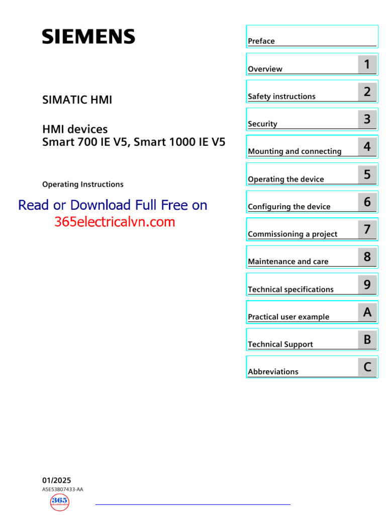 SMART Line HMI V5 Manual - Operating Instructions | PDF | User Interface | Programmable Logic ...