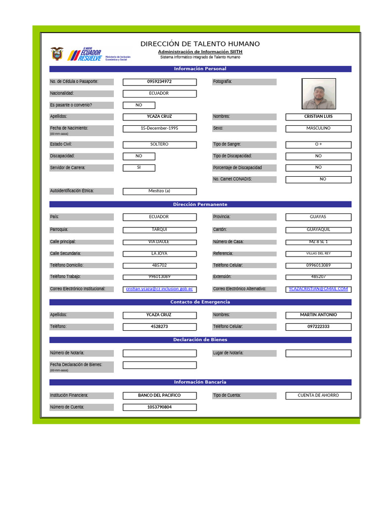 Copia de 11.Ficha_siith Formato 2024 Cristian Ycaza(1) (2) - Copia ...