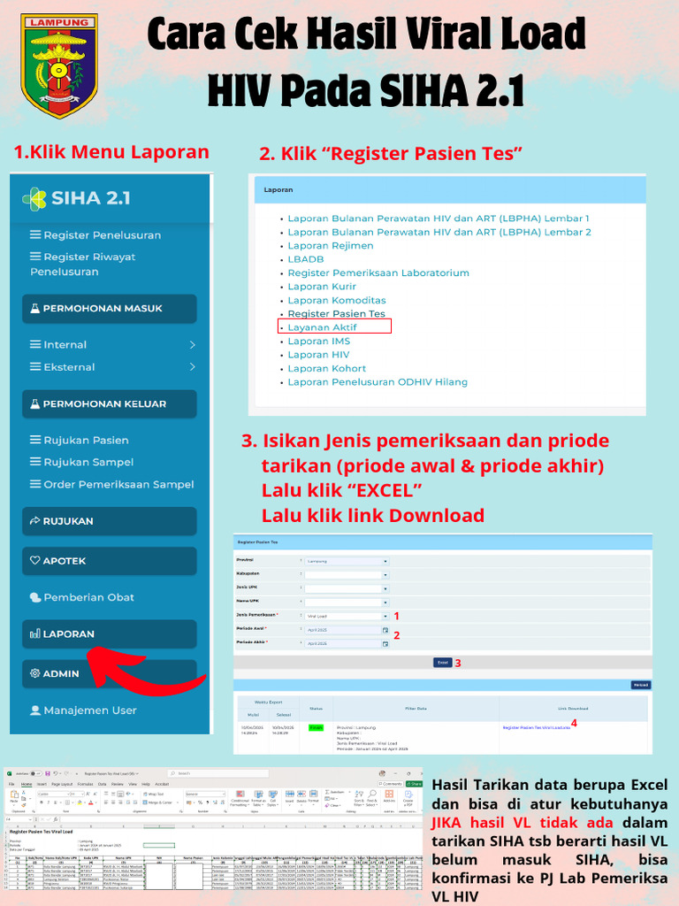 Cara Cek Hasil VL Pada SIHA 2.1 | PDF