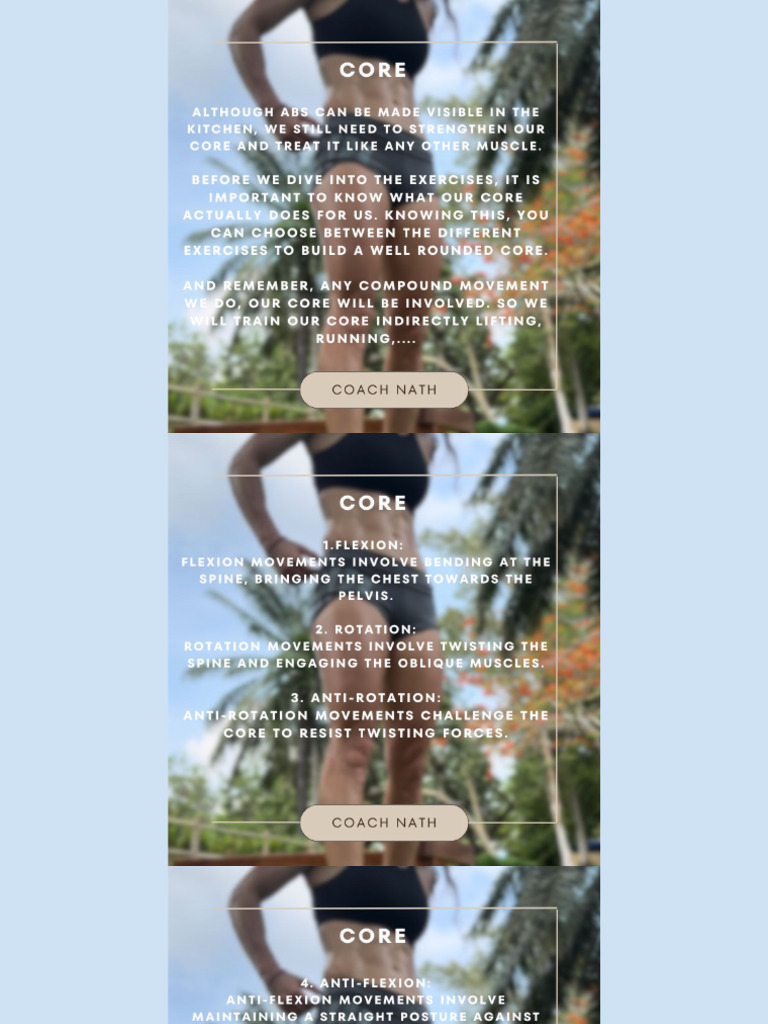 Core Guide Coach Nath | PDF