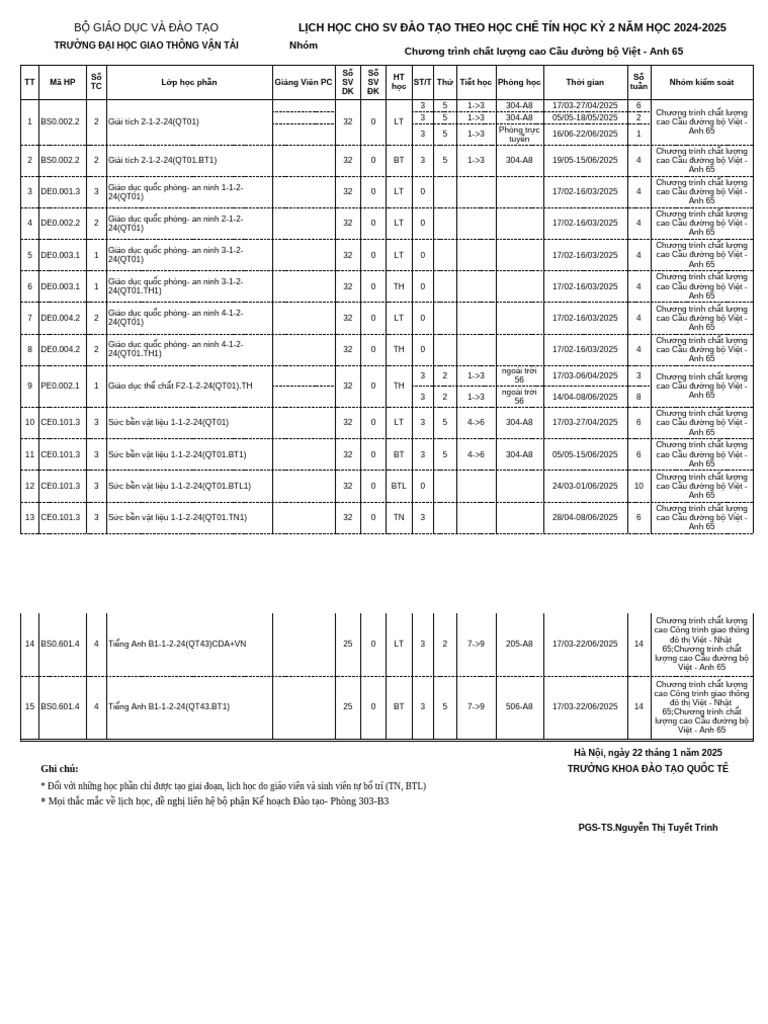 TKB K65 SV Kỳ 2 | PDF