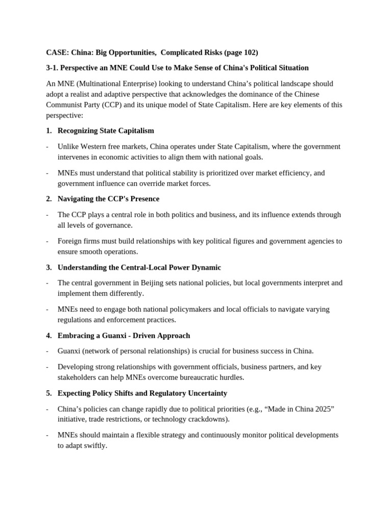 Navigating China's Political and Legal Landscape | PDF | Intellectual ...
