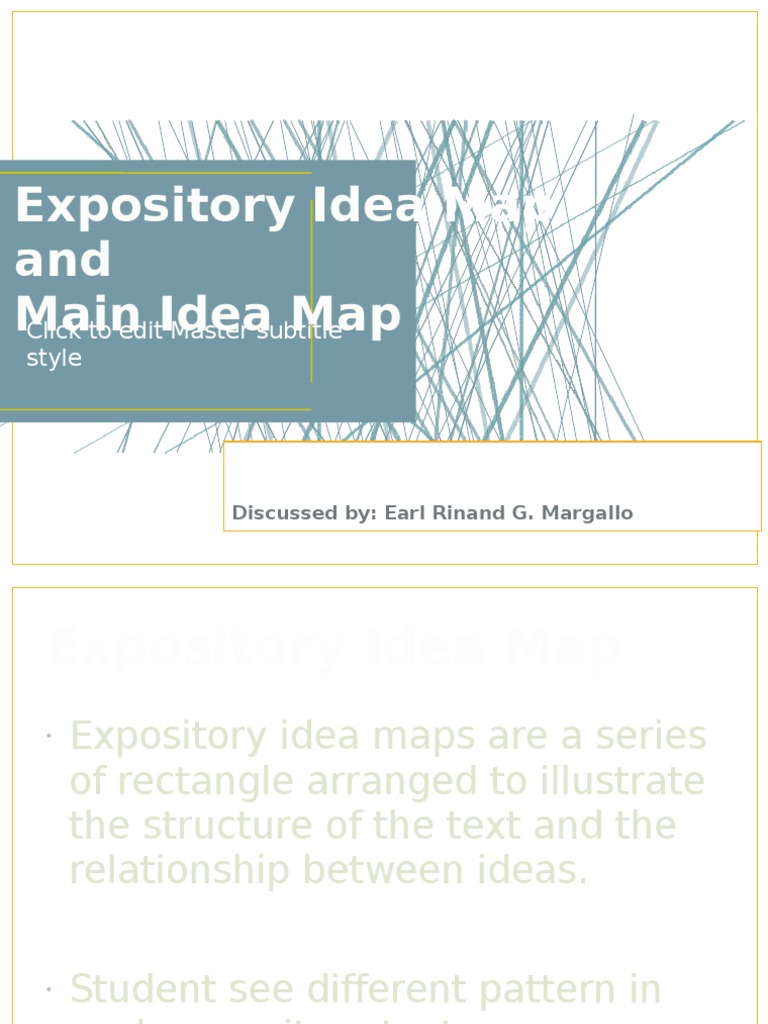 Expository Idea Map | PDF | Semiotics | Cognitive Science