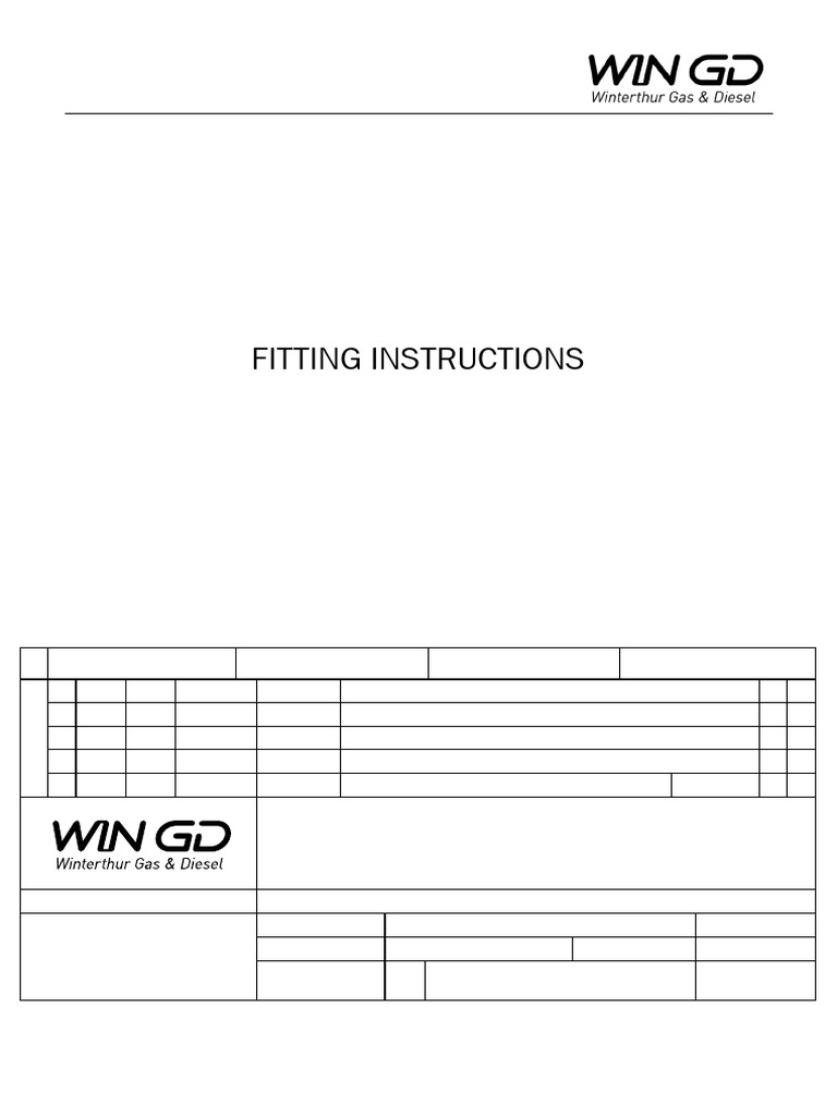 Fitting Instruction - Wingd 2s - Engine Seating Foundation | PDF ...