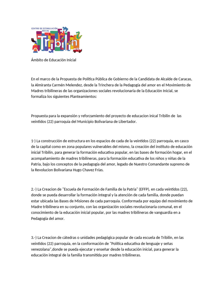 Logo Tribilin | PDF | Educación de la primera infancia
