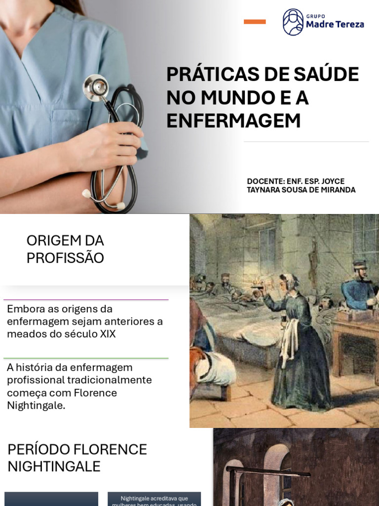 História da Enfermagem e Seus Pioneiros | PDF | Florence Nightingale ...
