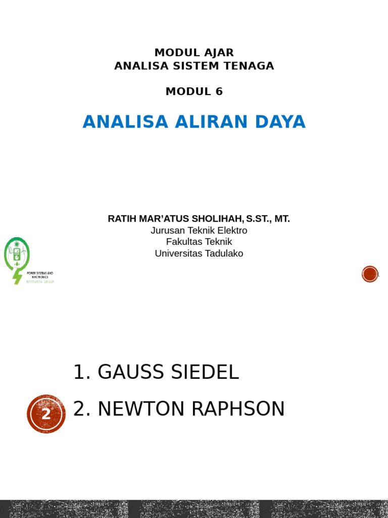 Load Flow Part 2 | PDF