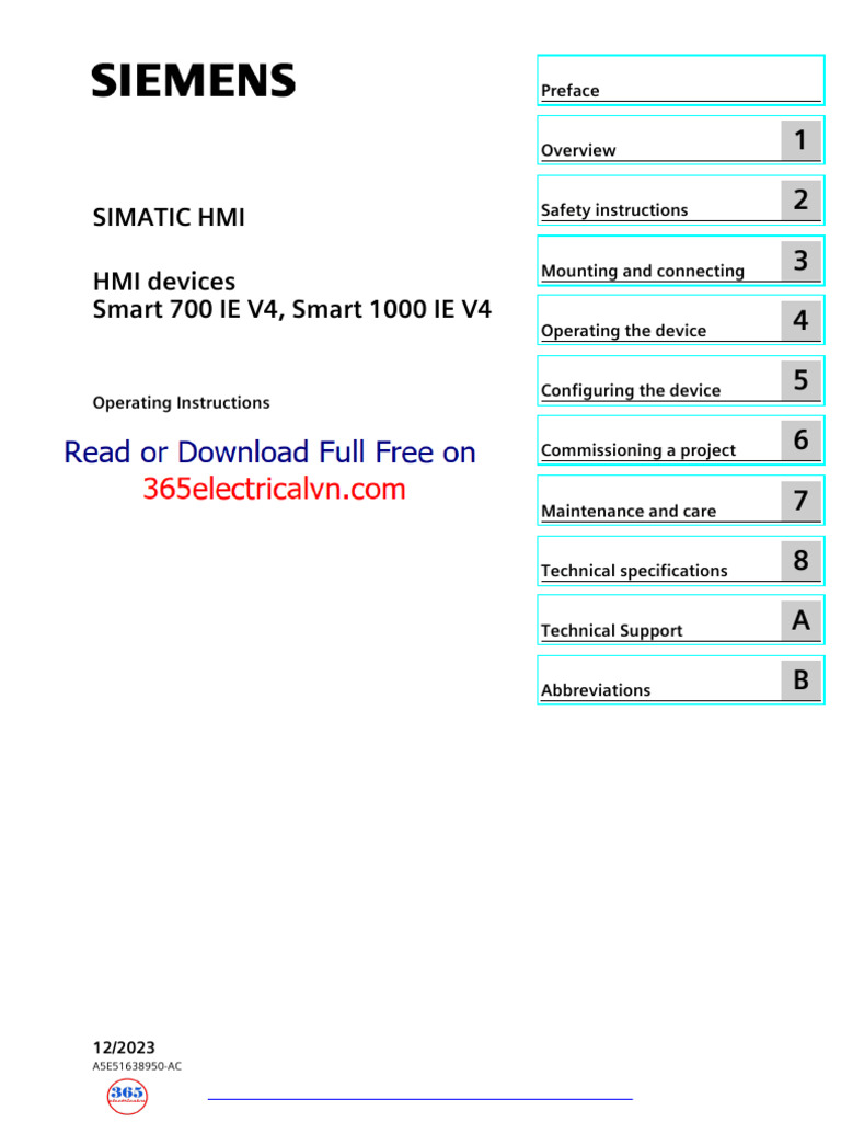 SMART Line HMI Manual V4 - Operating Instructions | PDF | User ...