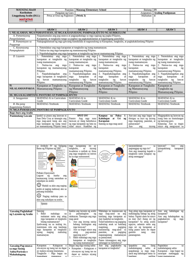 Q4-Ap 4 Week 3-DLL | PDF