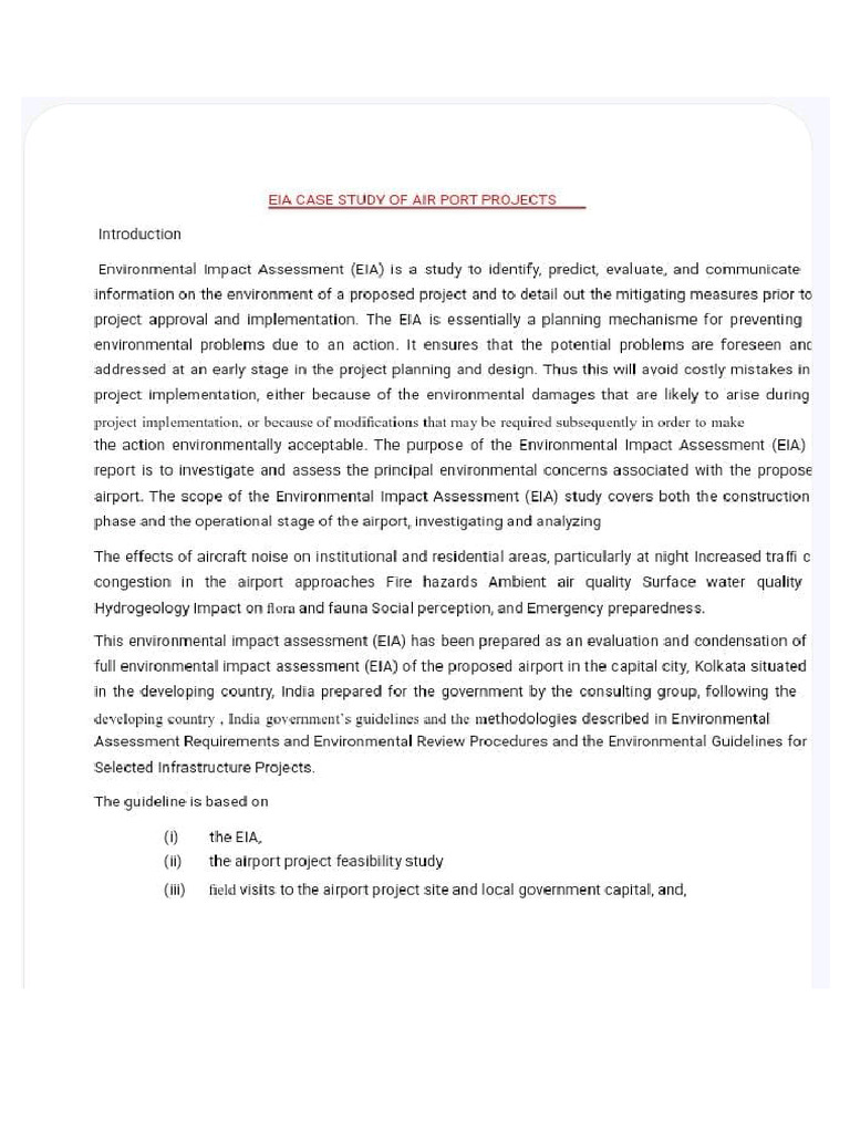 26-51 Case Study Eia | PDF