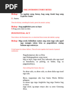 (Tagalog) Mass Guide | PDF