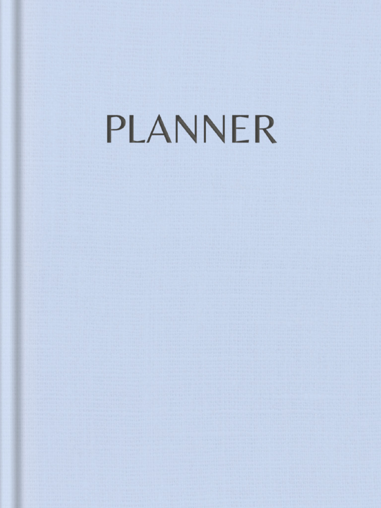 Blue Adhd Planner Monday Start | PDF