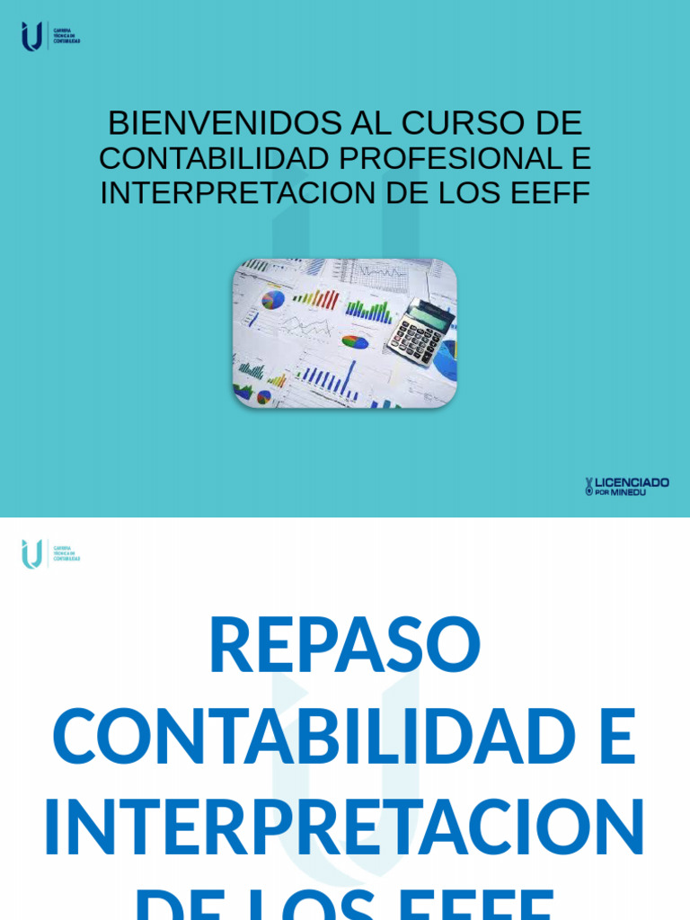 Repaso Contab e Interptetacion de Los Eeff | PDF | Estado de resultados | Estado financiero