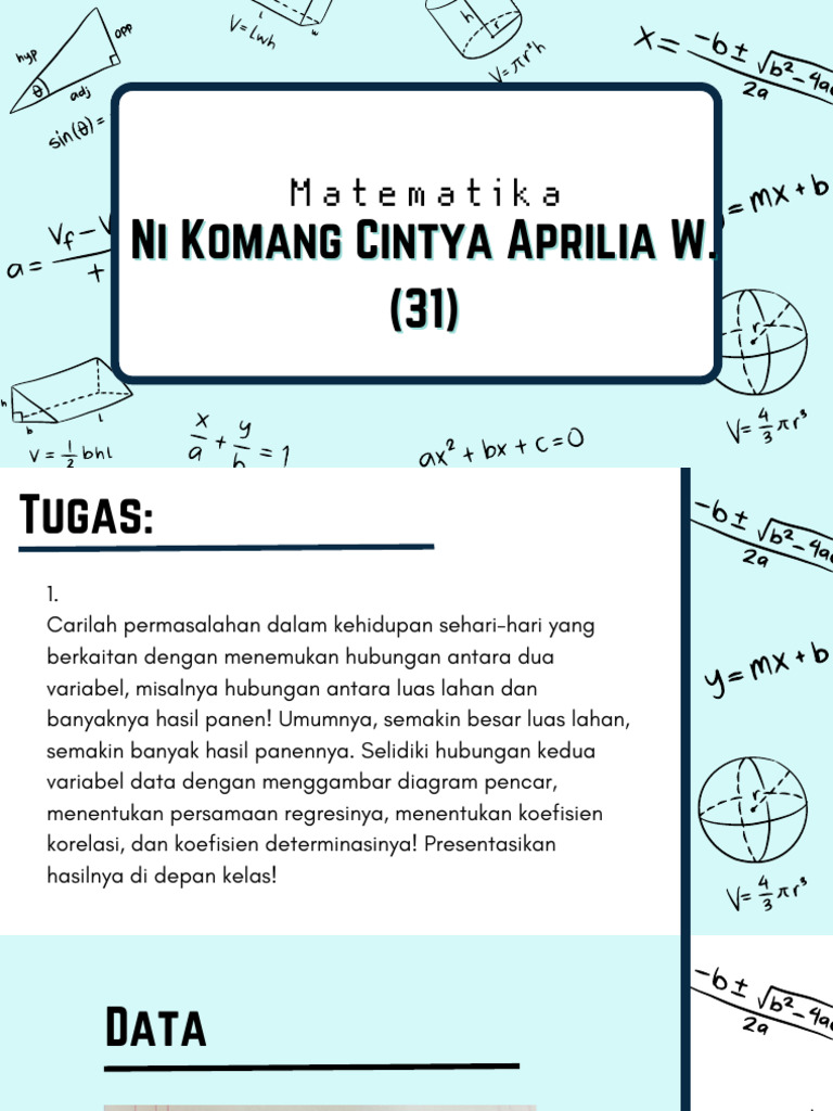 Interpreting Numerical Expressions Math Presentation in Light Blue Math ...