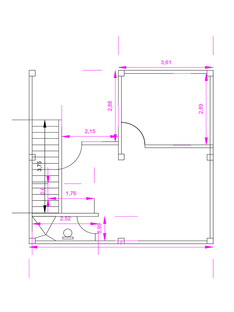Plano Casa Bodega Modelo | PDF