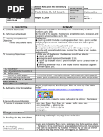 Lesson Plan With Indicators and Annotations | PDF | Learning | Lesson Plan