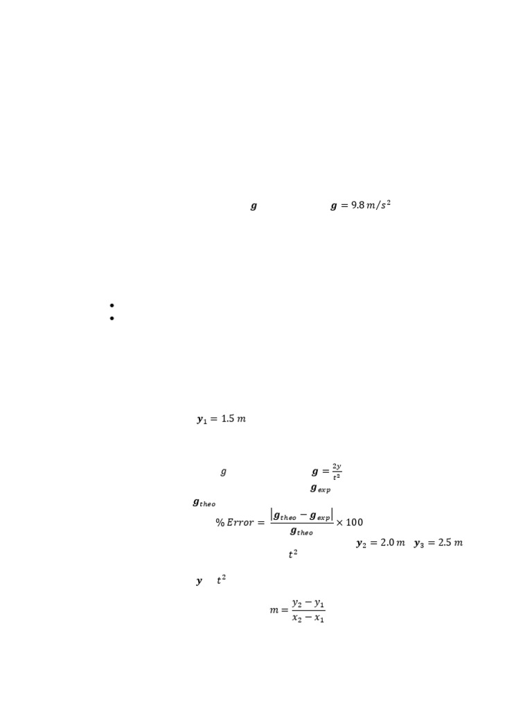 Free Fall Experiment: Proving Gravity | PDF | Acceleration | Velocity