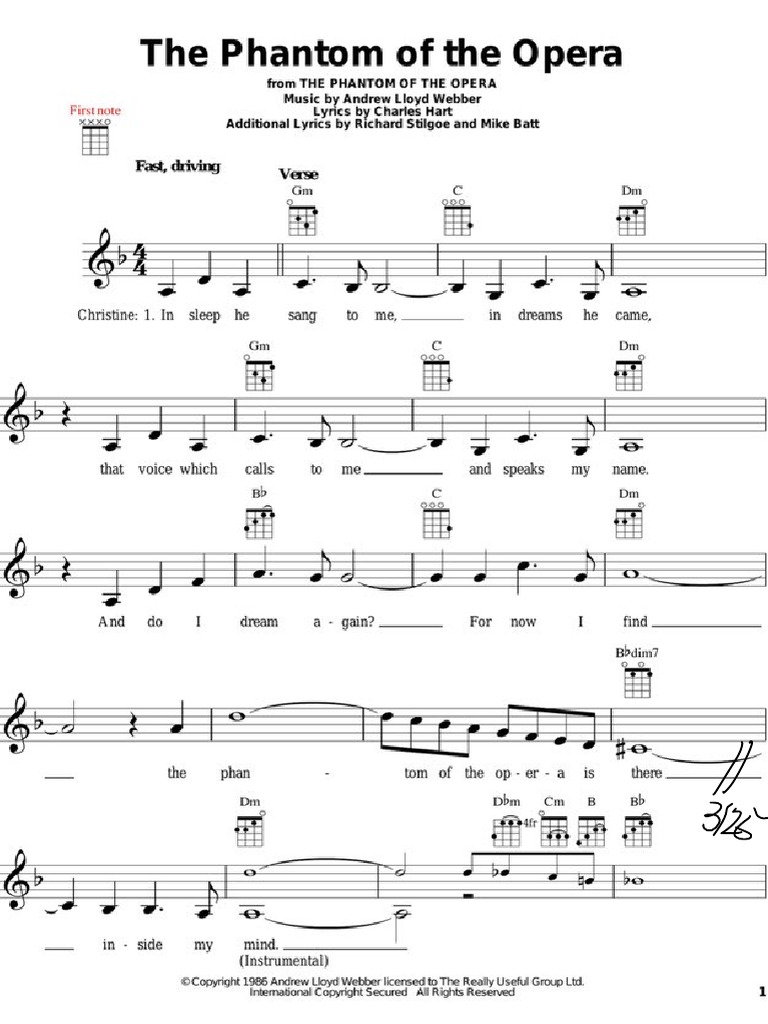 Phantom of The Opera | PDF