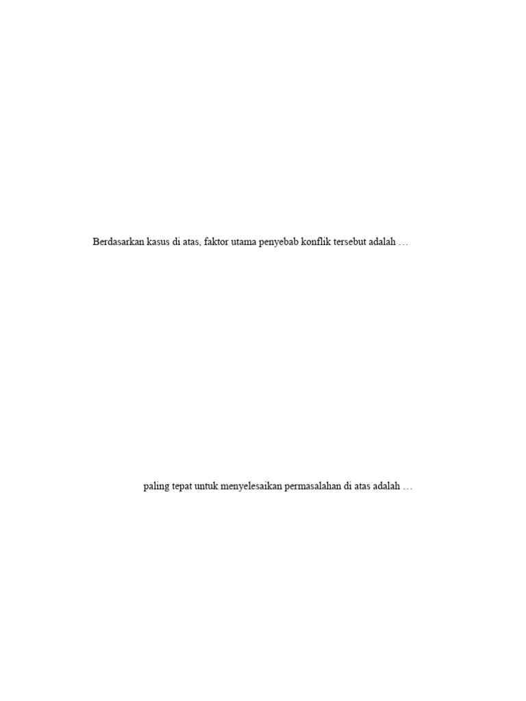 Latihan Soal Asesmen Sumatif Soal T.A. 2024-2025 | PDF