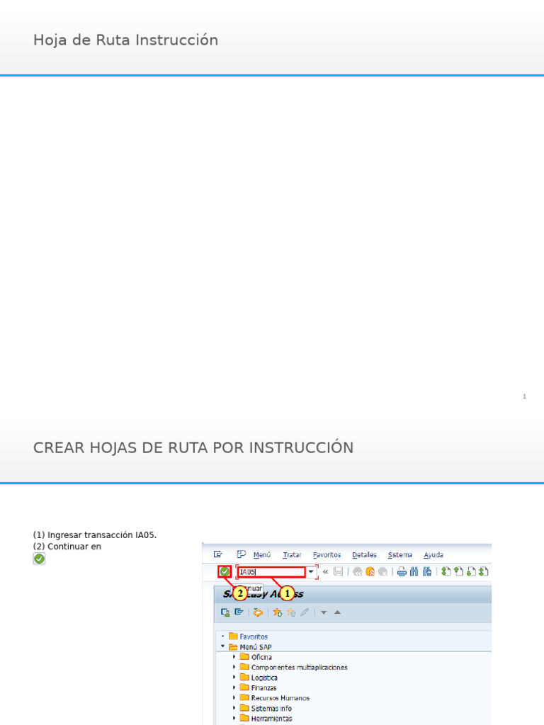 Hoja de Ruta - Instruccion | PDF