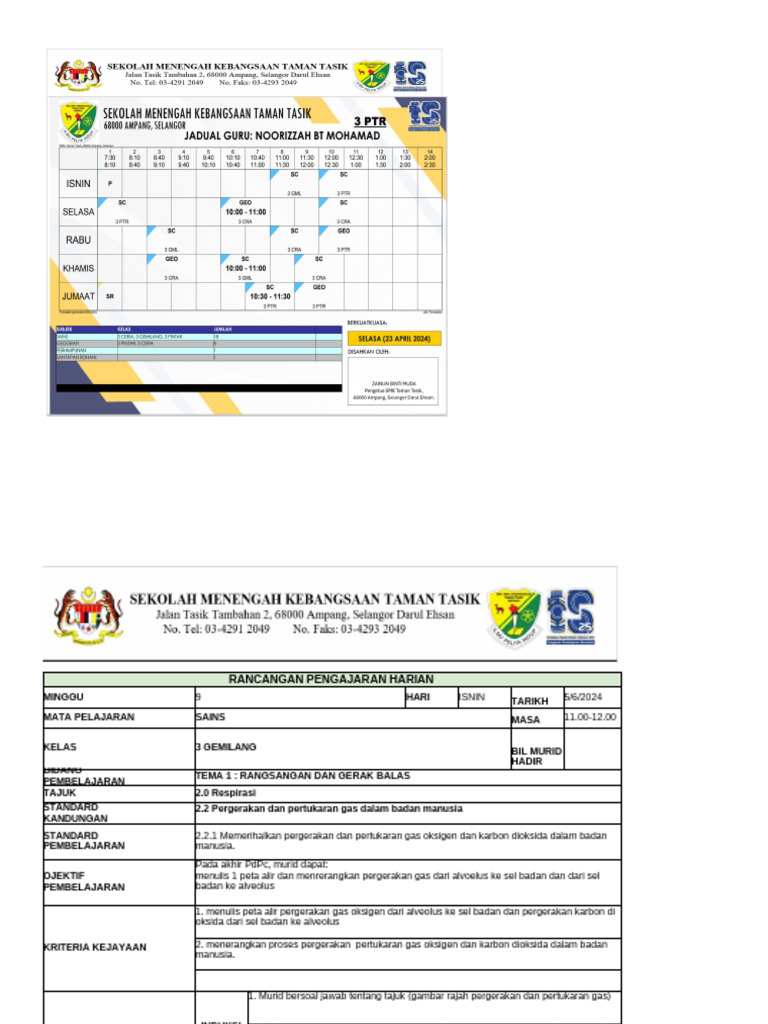 M9 IZZAH .XLSX EXP ISNIN | PDF