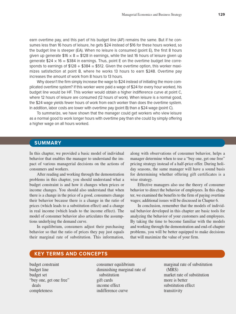 Bài-tập-Chapter-4 (Business Economics) | PDF | Utility | Labour Economics