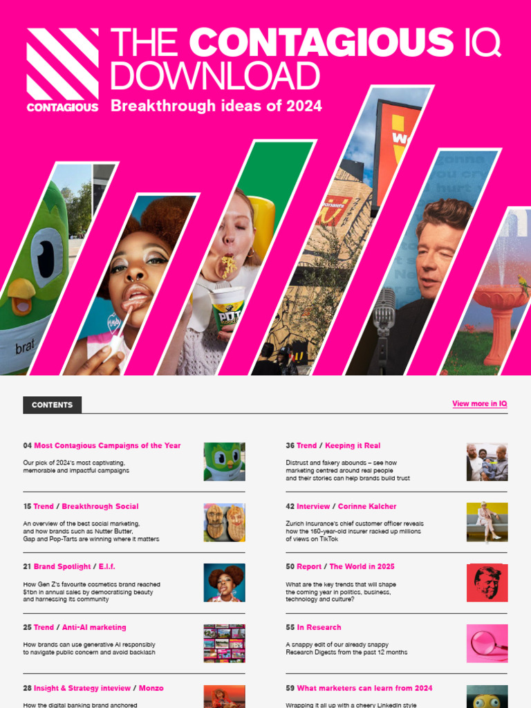 Contagious IQ Download 2024 | PDF | Brand