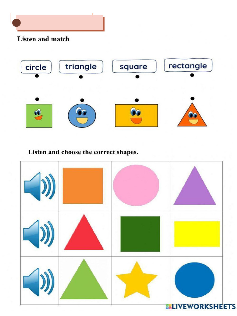 Shape worksheet | PDF