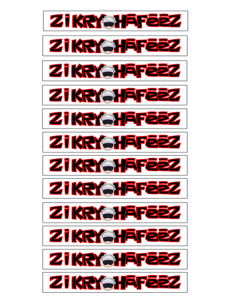 Nama Buku Zikry | PDF