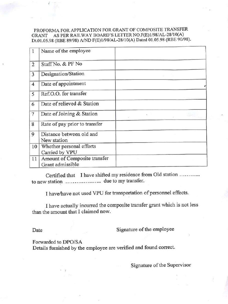 Composite Transfer Grant | PDF