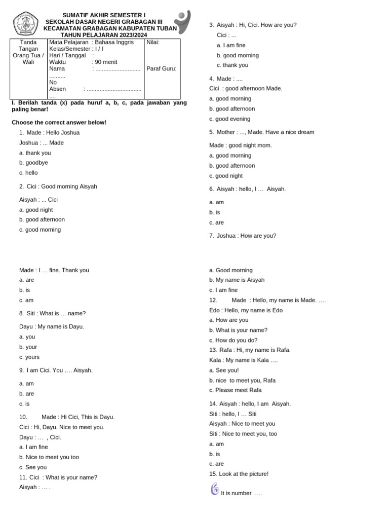 sas b ing-1 - Na_riful Ilmiah | PDF