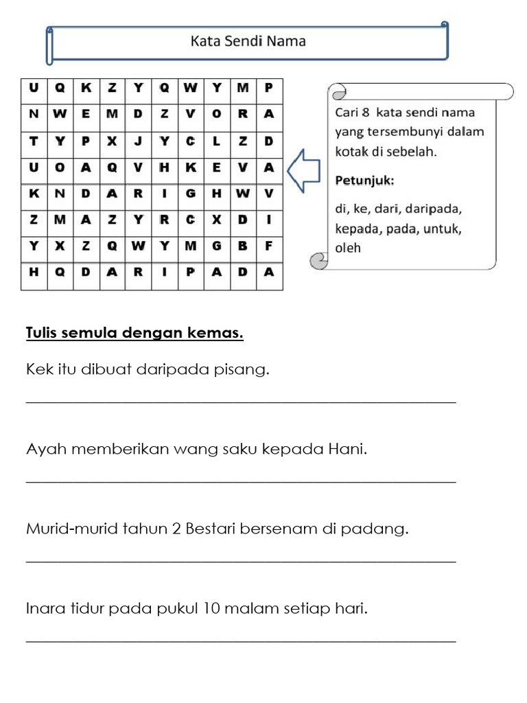 Kata Sendi Nama 2 | PDF