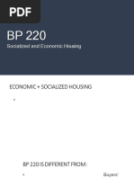 BP 220: Economic & Socialized Housing Guide | PDF